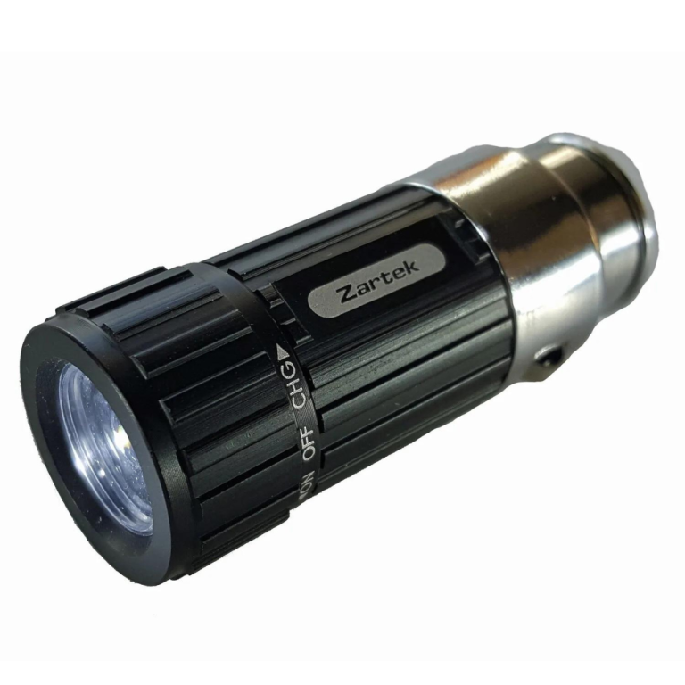 Zartek 12V Rechargeable Mini LED Torch | Camp And Climb
