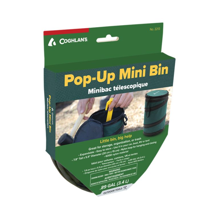 Coghlans Mini Pop-Up Storage Bin | Camp And Climb