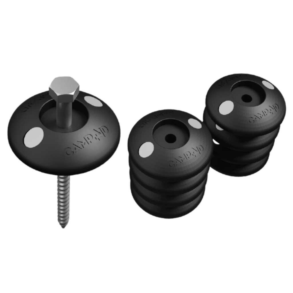 Campaid Reflective Groundsheet Fasteners Screw Type 8Pce | Camp And Climb