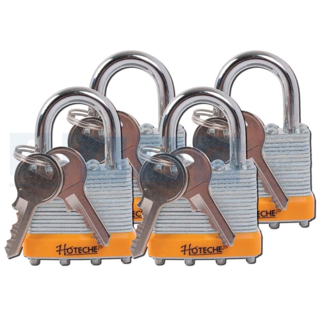 Hoteche 40mm Padlock Set 4pc | Camp And Climb