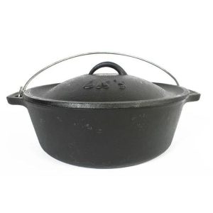 LK's Cast Iron Bake Pot #10 3.0L | Cast Iron Cookware | Camping