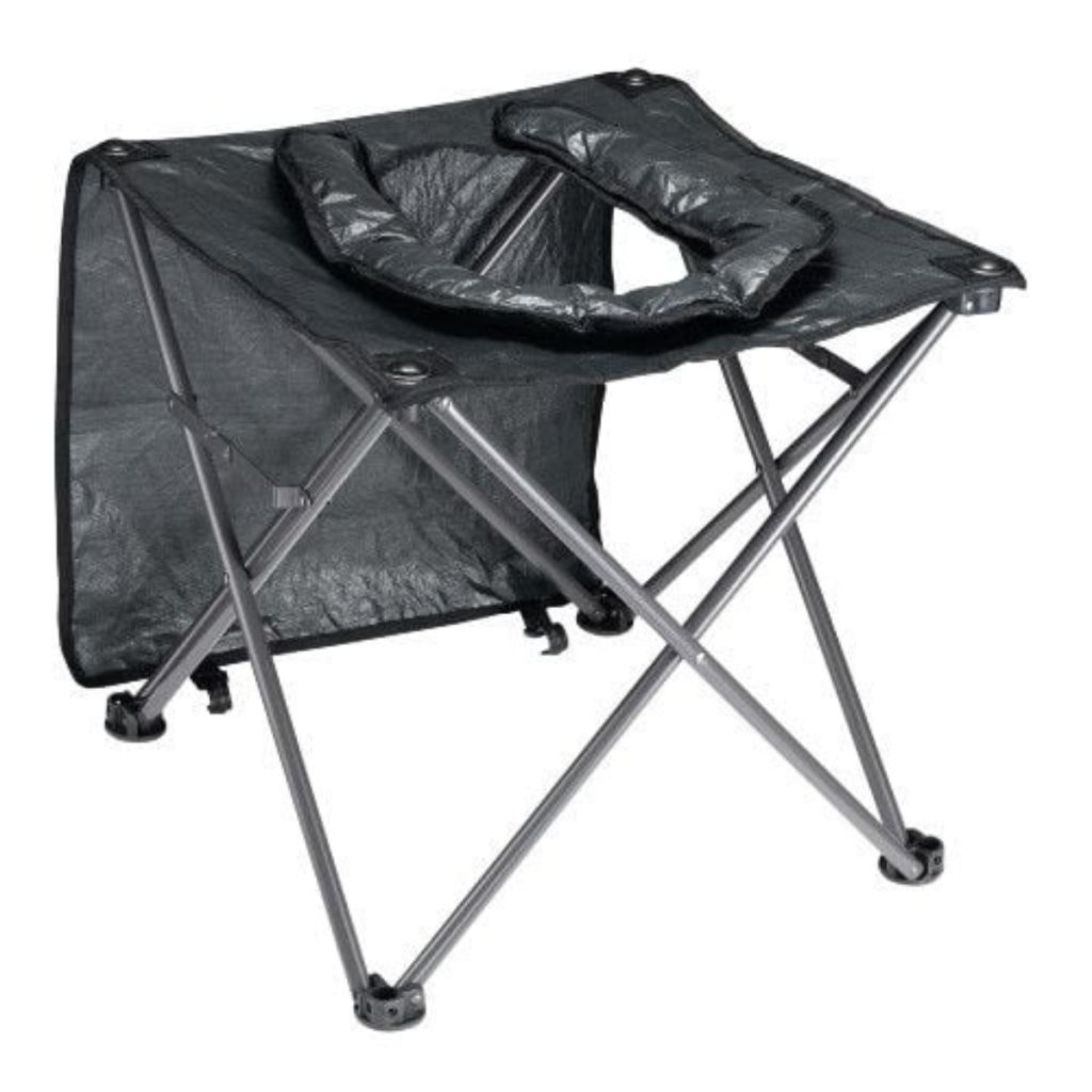 Oztrail Toilet Stool with Flap | Camp And Climb