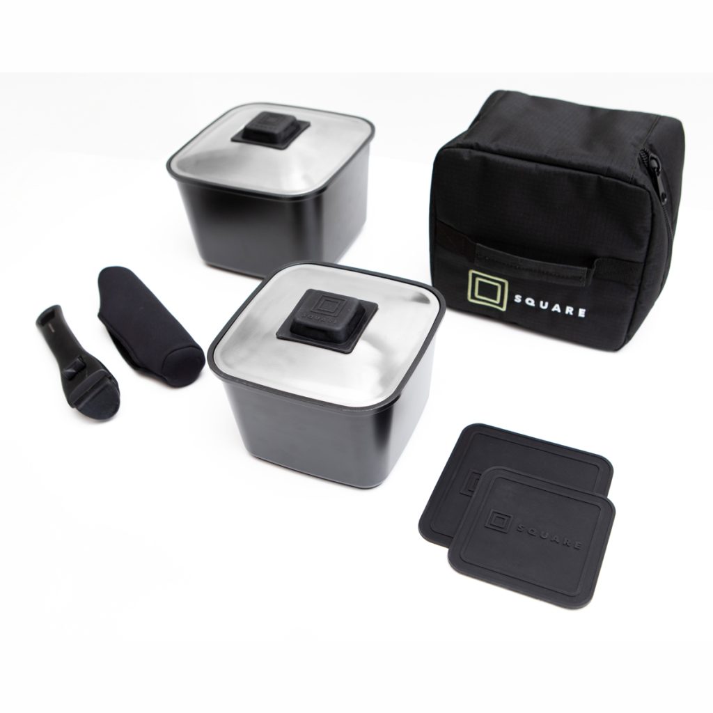 Square Stackable Cooking Pot Set | Camp And Climb