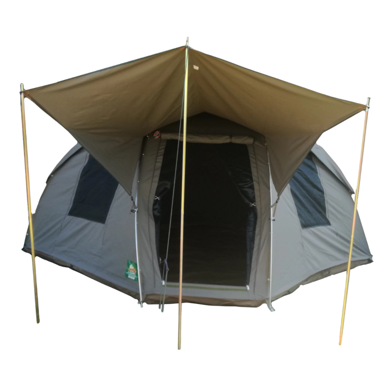 Tentco Sahara Deluxe Tent D-Door | Large Canvas Camping Tent